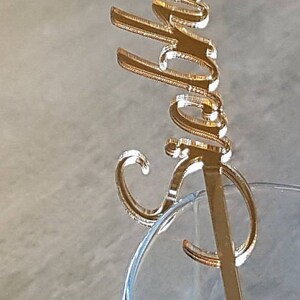 Drink Stirrers Gold Drink Wedding Stirrers Personalized Swizzle Sticks ...