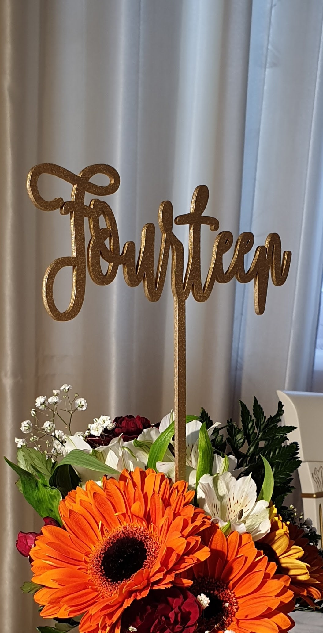 Gold Table Numbers Custom Wedding Table Number Text Table - Etsy