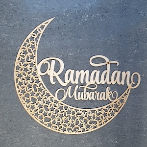 Ramadan Moon Ramadan Mubarak Sign Ramadan Kareem Blessed Ramadan Eid ...