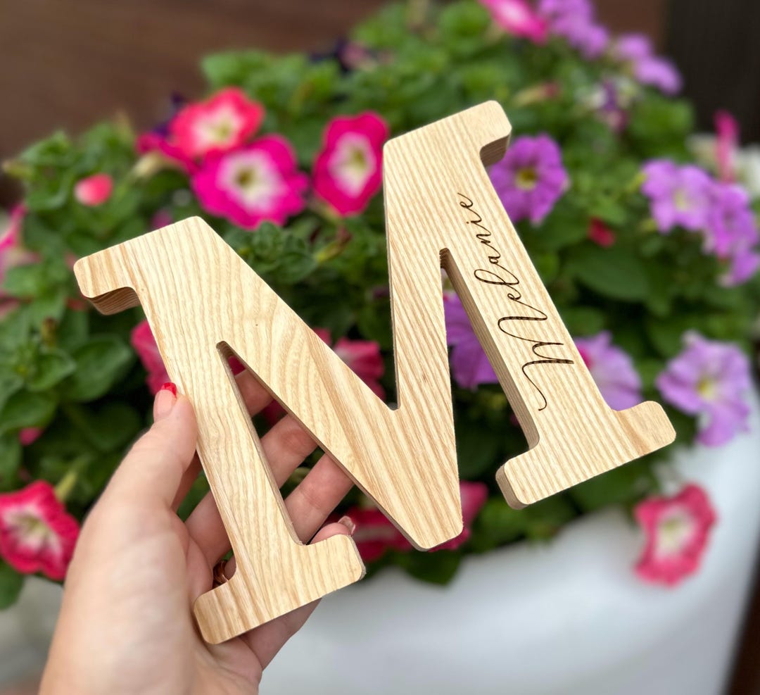 Freestanding Wedding Letter Freestanding Letters Wooden Wedding Letter ...