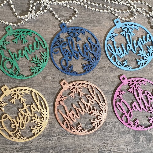 Personalized Christmas Tree Decor Custom Christmas Ornament - Etsy