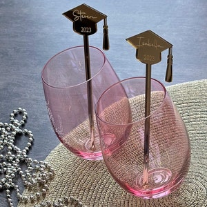 Custom Graduation Graduation PARTY Drink Stirrers Class 2025 Stirrers ...
