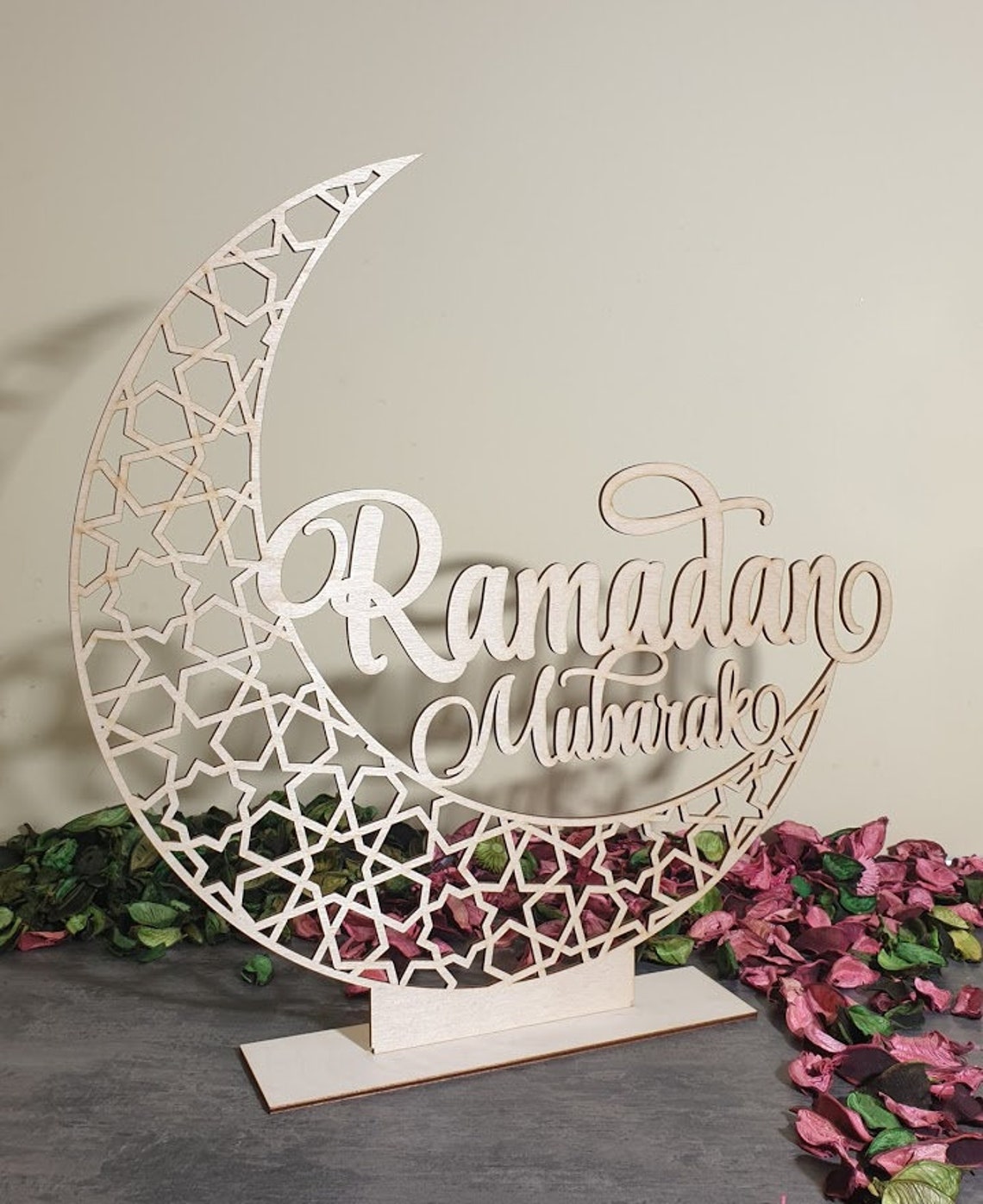 Freestanding Ramadan Mubarak Sign Ramadan Kareem Sign Blessed Ramadan ...
