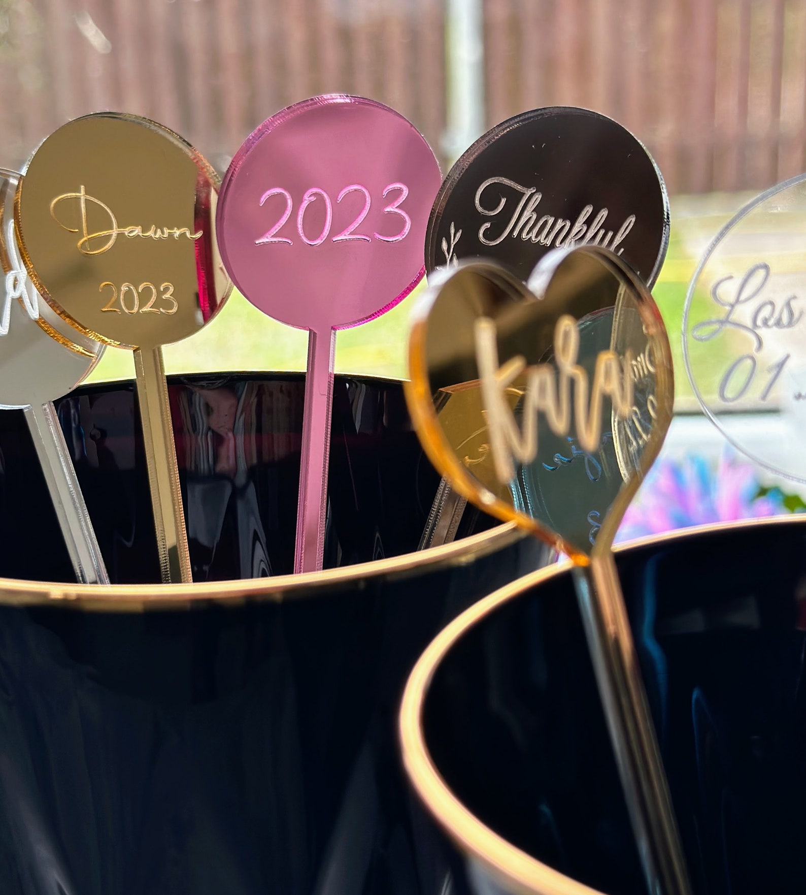 Custom Design Wedding Drink Stirrers Family Logo Drink Stirrers Custom ...