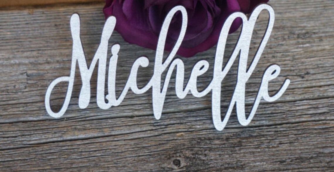 Custom Large Wooden Name Sign Wooden Name Wall Decor 13 Inches 30 Cm ...