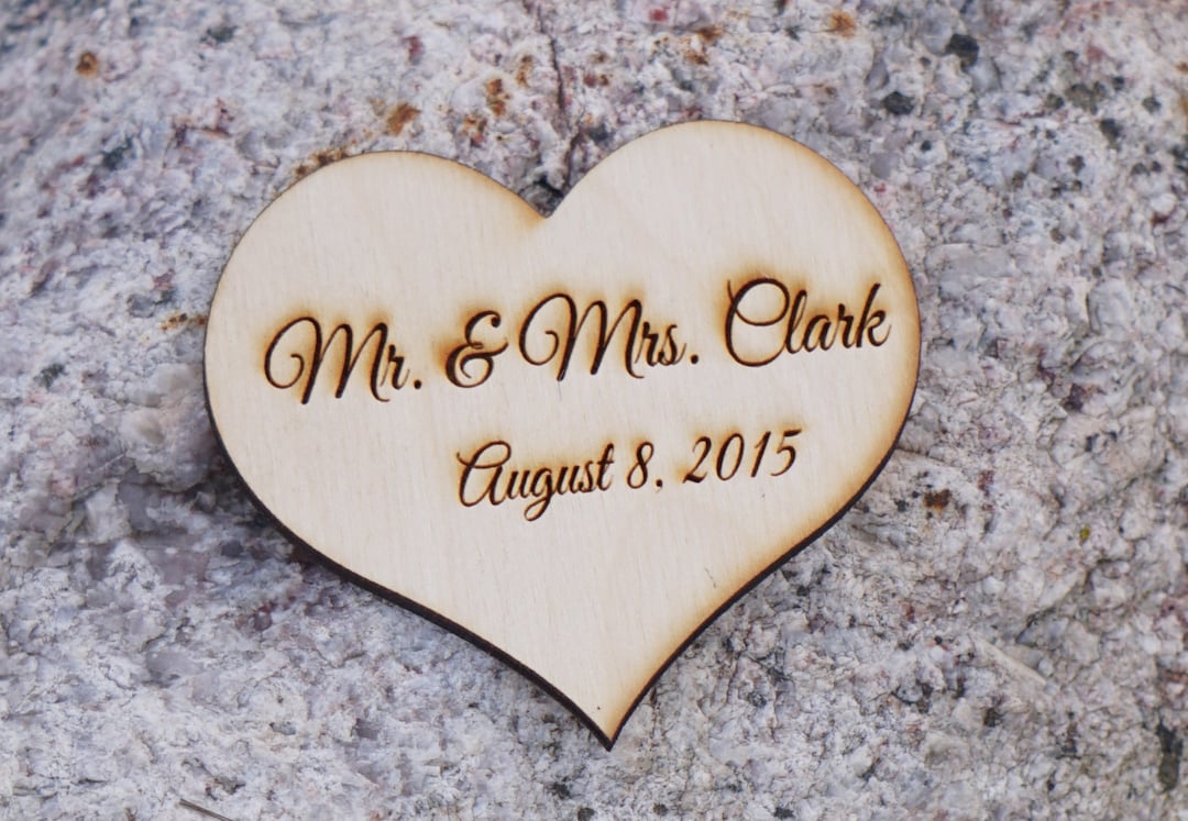 5" Custom Engraved Heart > 5" Inches Custom Heart > 13 Cm Heart ...