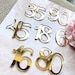 Acrylic Numbers Custom Number Craft Lasercut Numbers Wedding Numbers ...