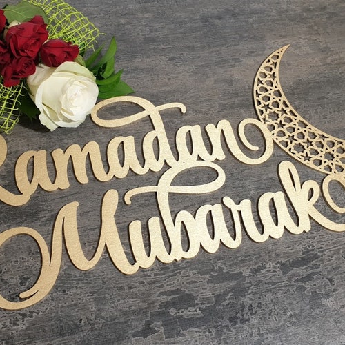 Ramadan Moon Ramadan Mubarak Sign Ramadan Kareem Blessed - Etsy Australia