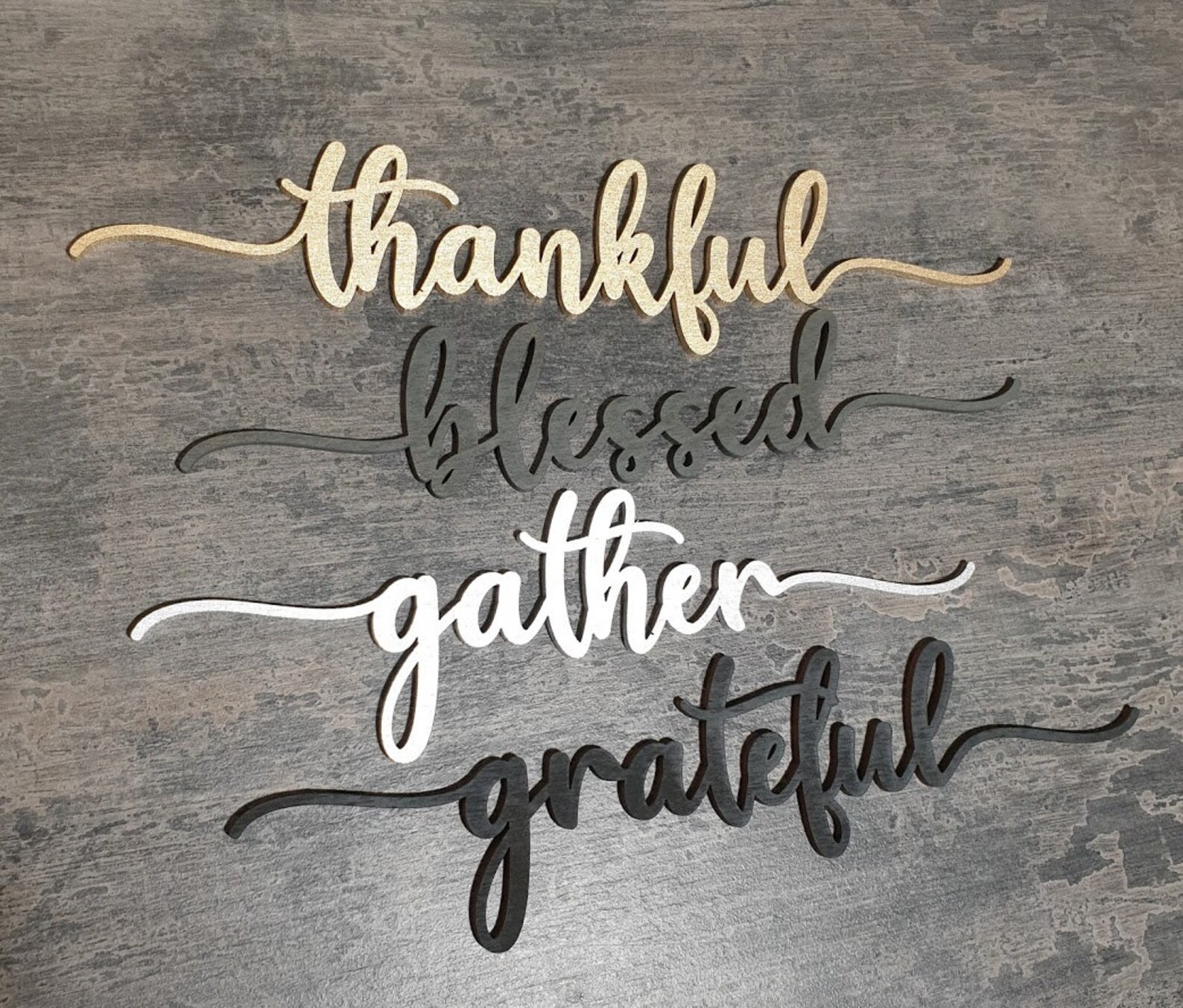 Thankful Place Card CUSTOM Thanksgiving Place Card Thanksgiving Table ...