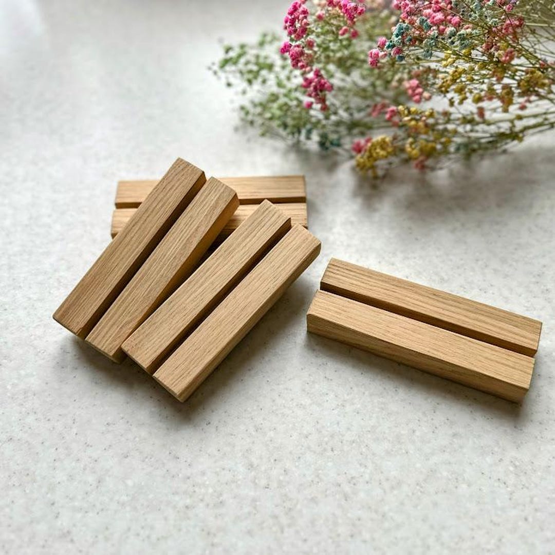 Wooden Bases Wedding Table Number Stands 3mm Acrylic Sign Stand Base to ...