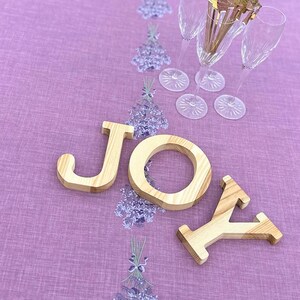 3 Thick Wooden Letters Free Standing Wooden Wedding Letters Wooden ...