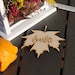 Maple Leaves Place Cards Thanksgiving Place Cards Laser Cut Leaves ...