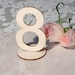 Wood Table Numbers With Base Wedding Table Numbers Table - Etsy