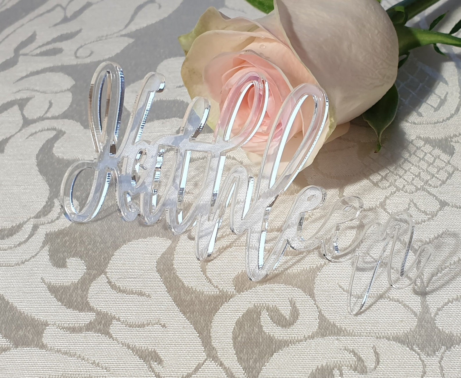 Clear Place Cards, Acrylic Wedding Place Cards, Transparent Place Cards ...