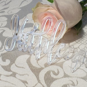 Clear Place Cards Acrylic Wedding Place Cards Acrylic Place Cards ...
