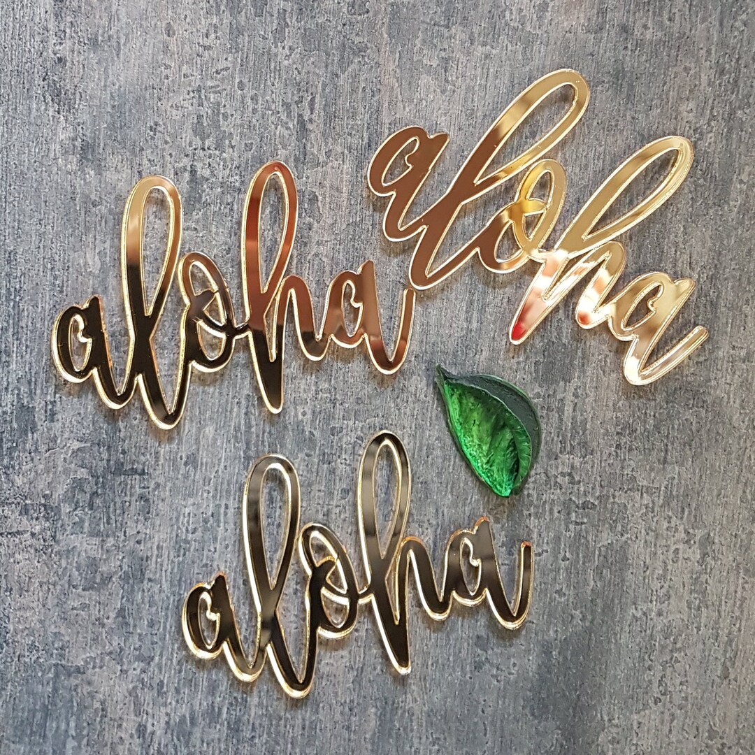 60 Aloha Welcome Signs Aloha Place Cards Wedding Signs Aloha - Etsy
