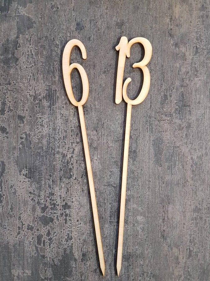 Wooden Table Numbers Custom Wedding Table Numbers Wood Custom - Etsy