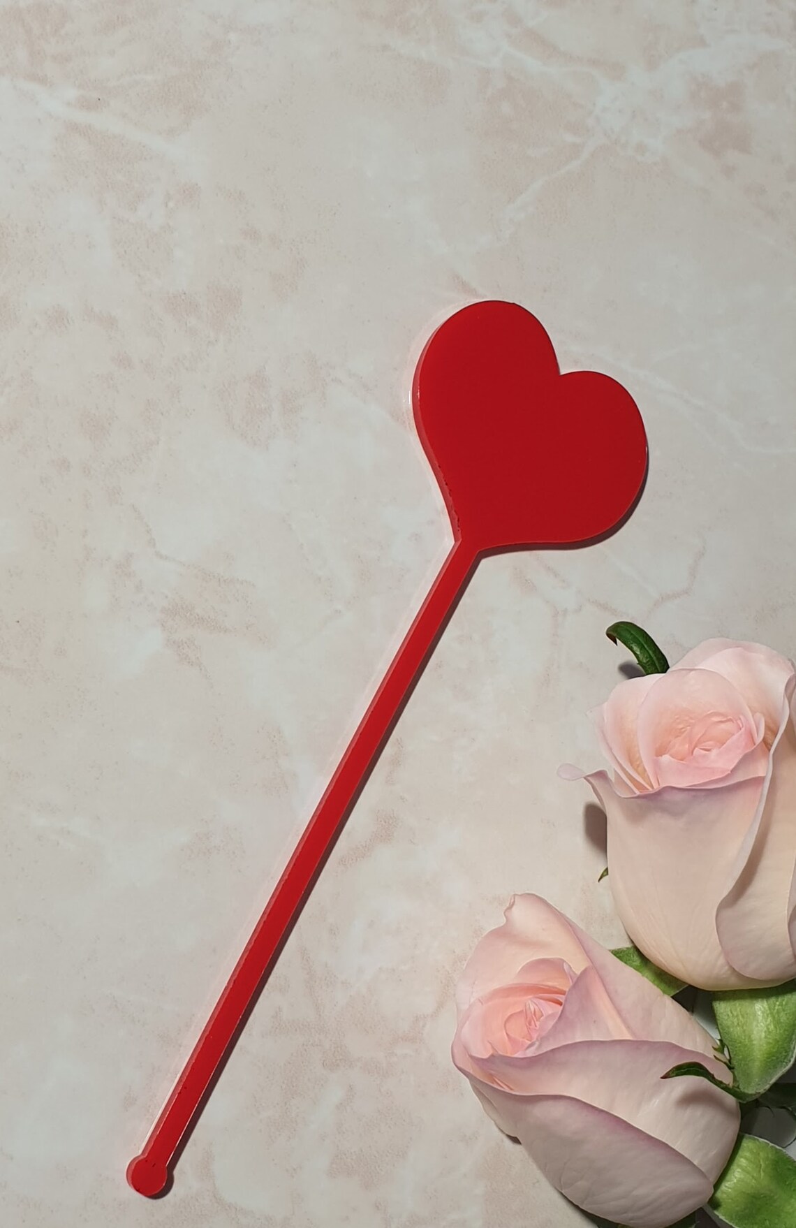 Heart Drink Stirrers Heart Stirrers Red Swizzle Sticks - Etsy