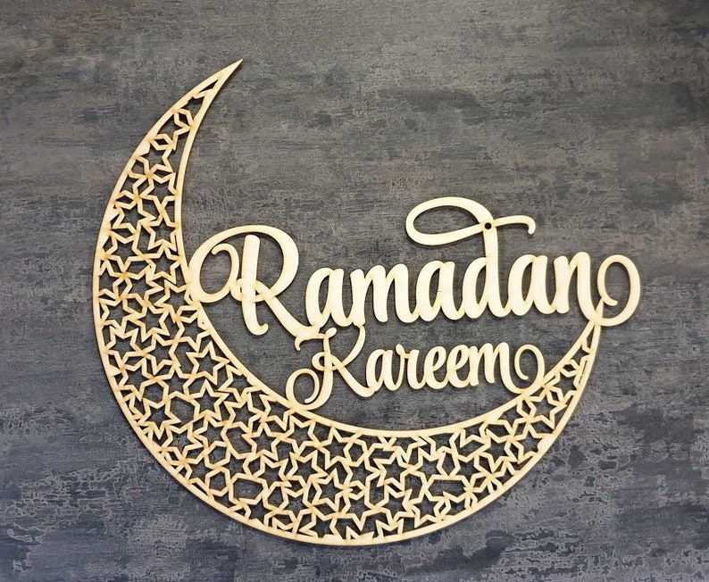 Ramadan Moon Ramadan Mubarak Sign Ramadan Kareem Blessed - Etsy Australia