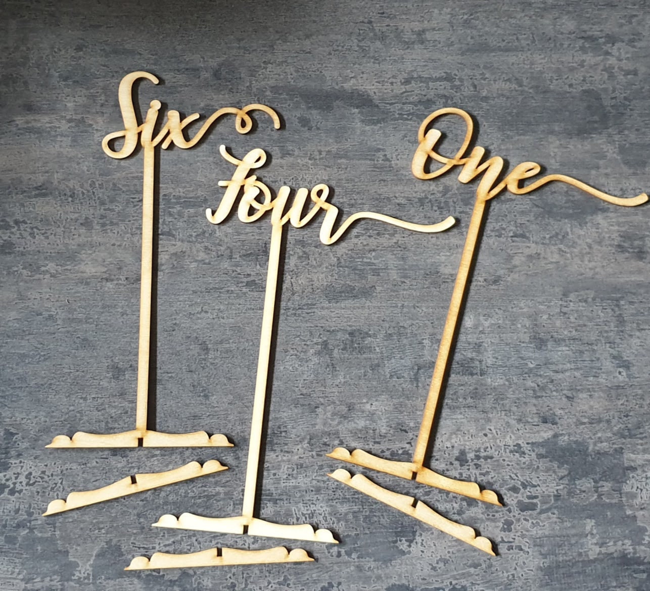 Wood Table Numbers Wedding Table Numbers Text Table Numbers - Etsy