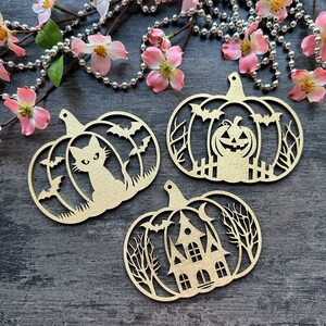 6 Style MIX Halloween Pumpkin Decor Set, Spooky Halloween Decors ...