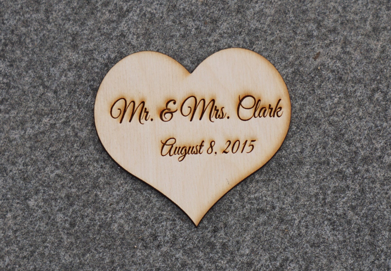 4 Engraved Wooden Heart 1 Heart Engrave 10 Cm. | Etsy