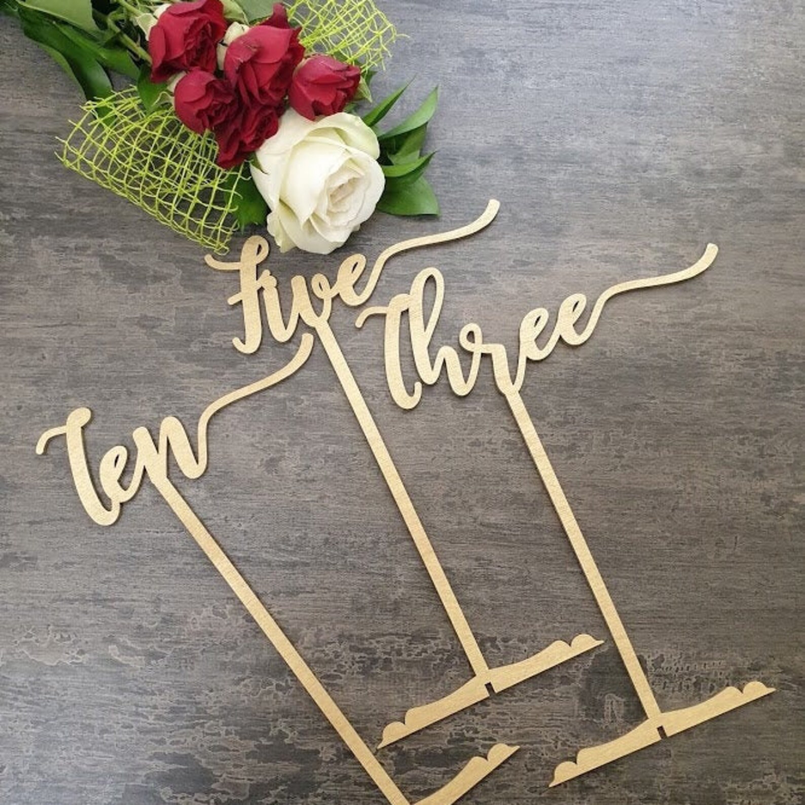 Wood Table Numbers Wedding Table Numbers Text Table Numbers - Etsy