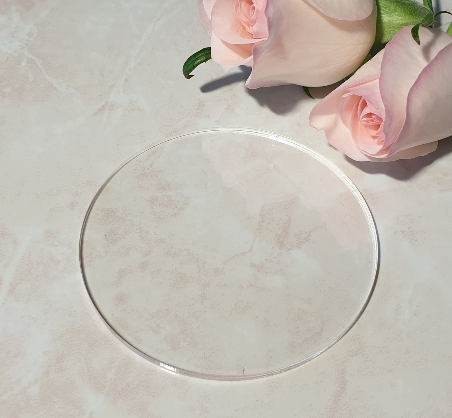 Acrylic Blanks Circle Acrylic Tag Clear Round Acrylic Circle | Etsy