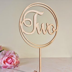 FREE STANDING NUMBERS Wood Table Numbers, Wedding Round Table Numbers ...