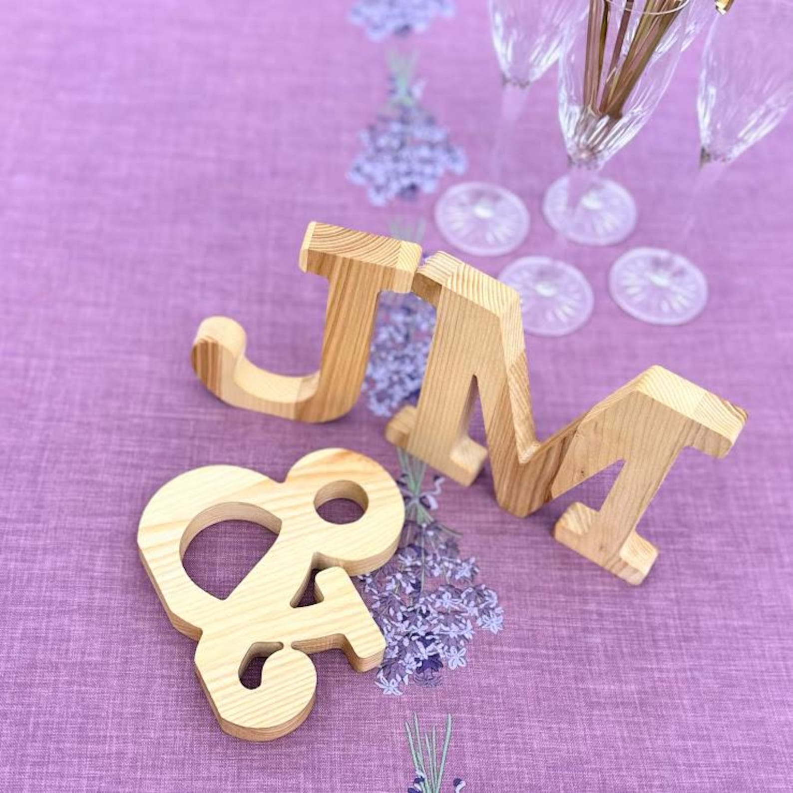 Freestanding Wedding Letter Freestanding Letters Wooden Wedding Letter ...
