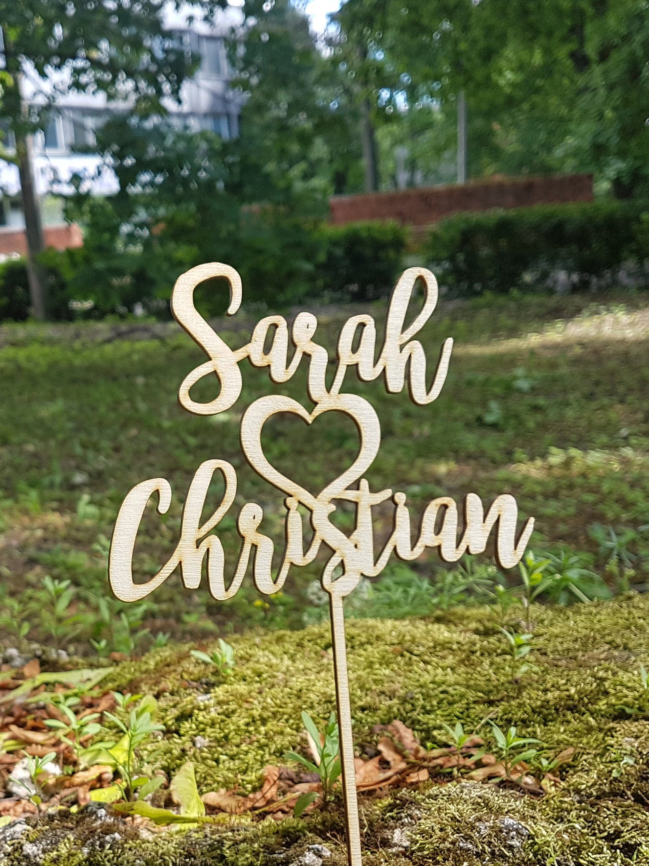 Cake Topper Wood Cake Topper Laser Cut Wedding Signs Custom - Etsy