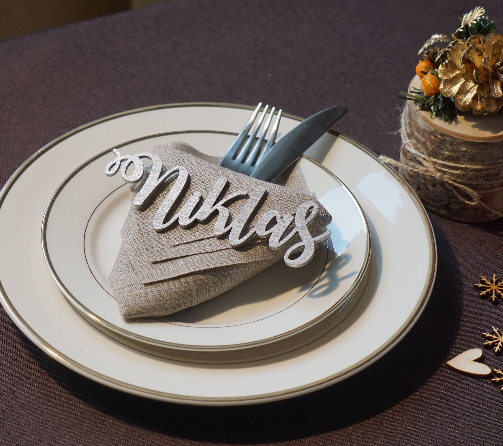 Gift Tags Personalized Custom Gift Tags Laser Cut Name CUSTOM | Etsy