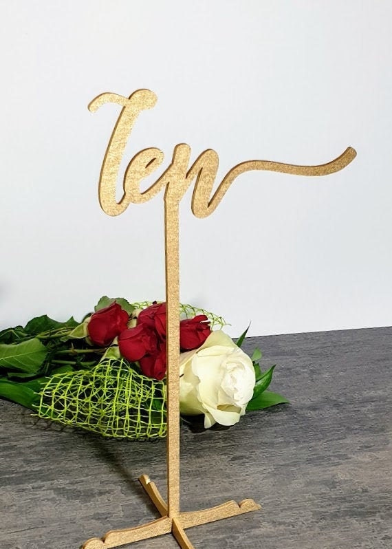 Wood Table Numbers Wedding Table Numbers Text Table Numbers - Etsy
