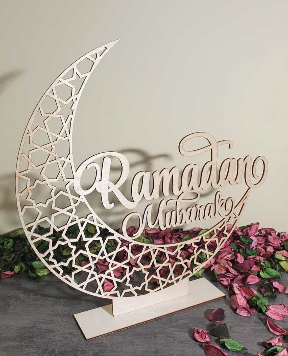 Freestanding Ramadan Mubarak Sign Ramadan Kareem Sign Blessed - Etsy