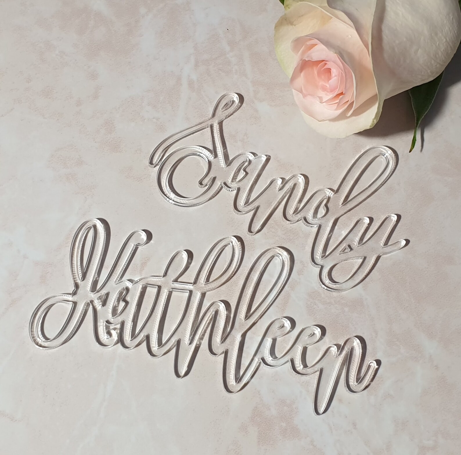 Clear Place Cards Acrylic Wedding Place Cards Acrylic Place - Etsy