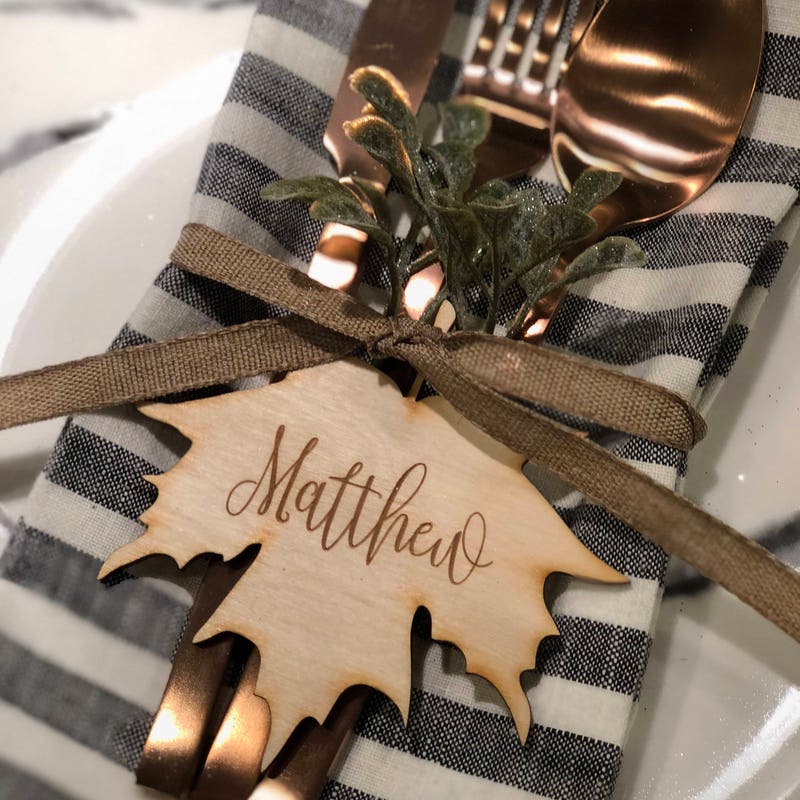 Autumn Place Cards - Etsy