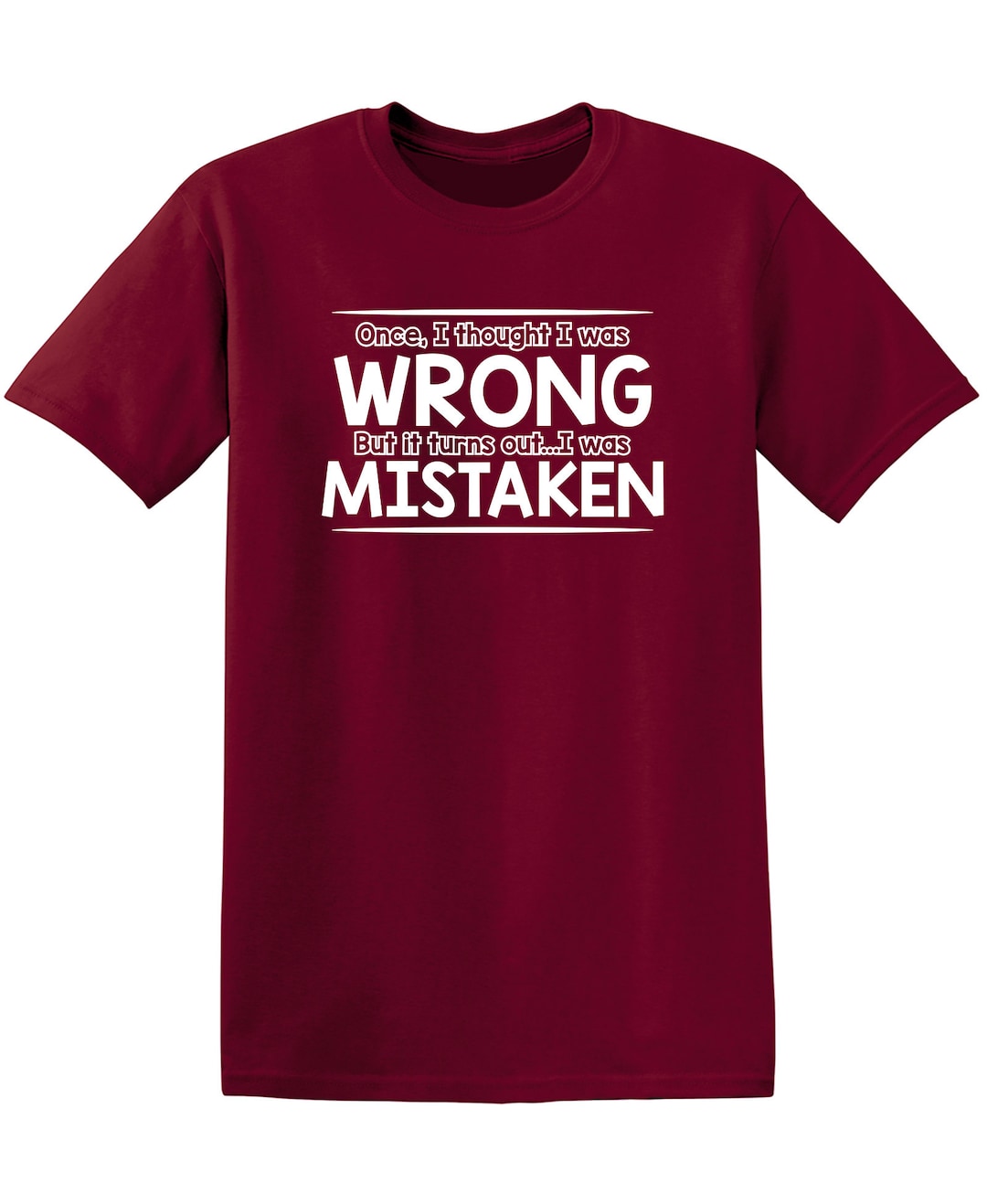 Funny Attitude T-shirt: Ironic Mistaken Saying, Novelty Gift - Etsy