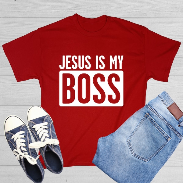 Jesus is My Boss - Etsy