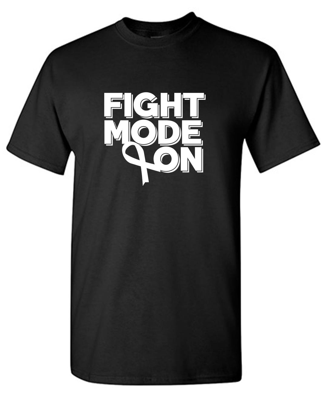 Fight Mode on Sarcastic Humor Graphic Tee Gift for Men Novelty Funny T ...