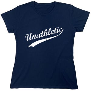 Unathletic Funny T-shirt PS_0566 Novelty Gift T-shirt Nerd Geek Kids ...