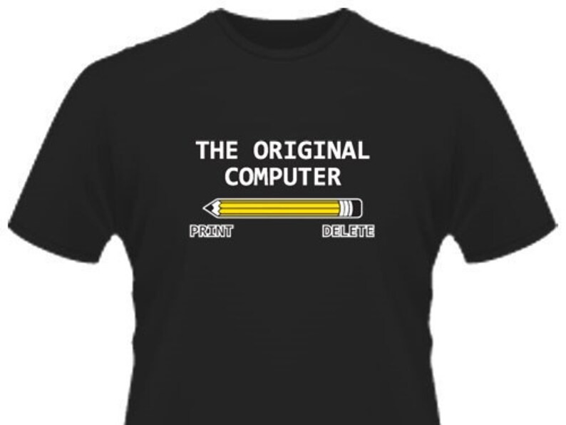 The Original Computer T-shirt PS0385 Funny Mens and Womens T - Etsy