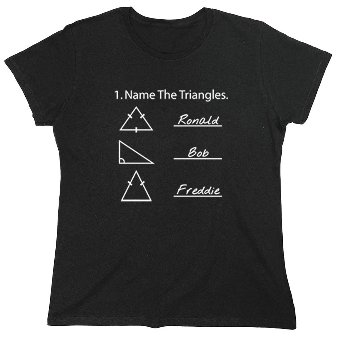 Name the Triangles Math Lover Algebra Calculus Shirt Science Tees ...