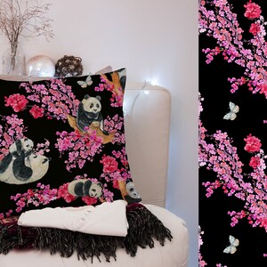 Panda Digital Paper, Panda, Seamless Patterns Watercolor Digital, Cute ...