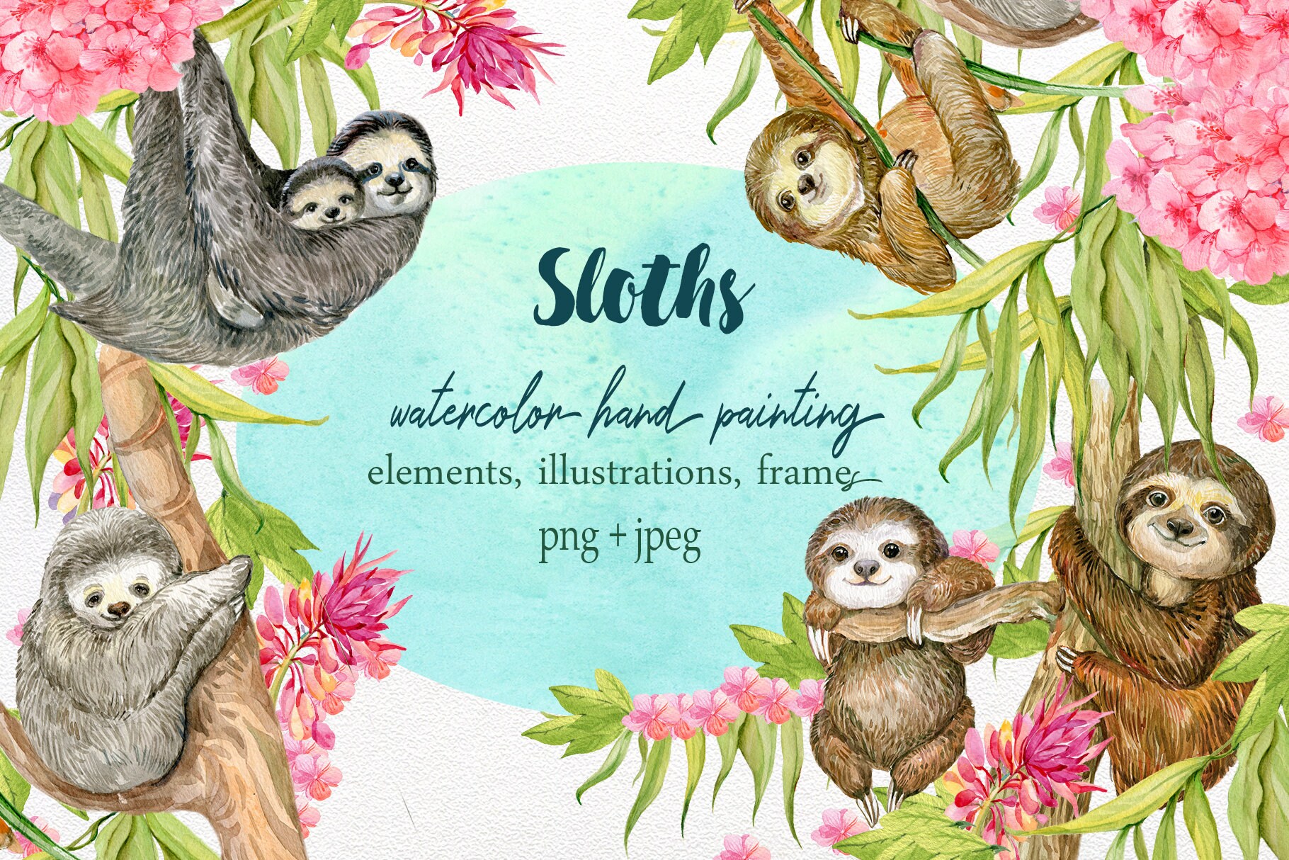 Badass Sloth Background