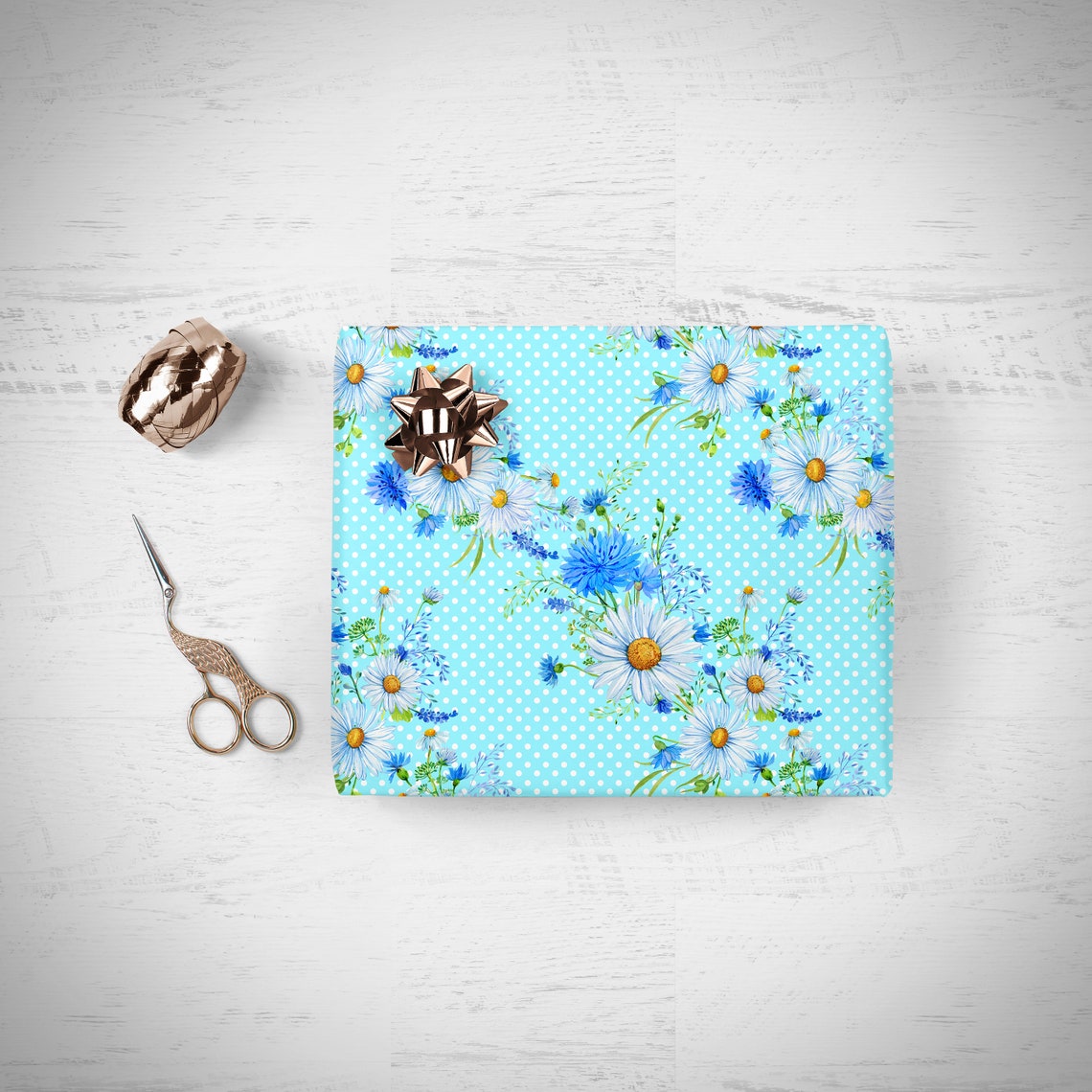 Daisy Patterns Seamless Floral Paper Watercolor Floral - Etsy