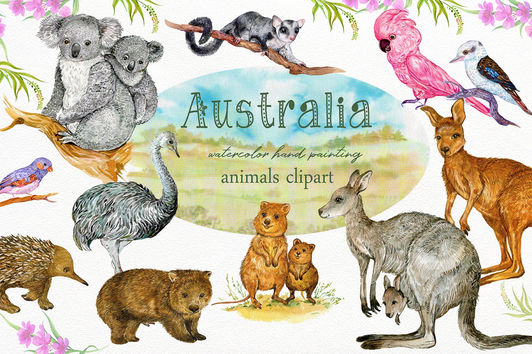 Australian Animals Clipart