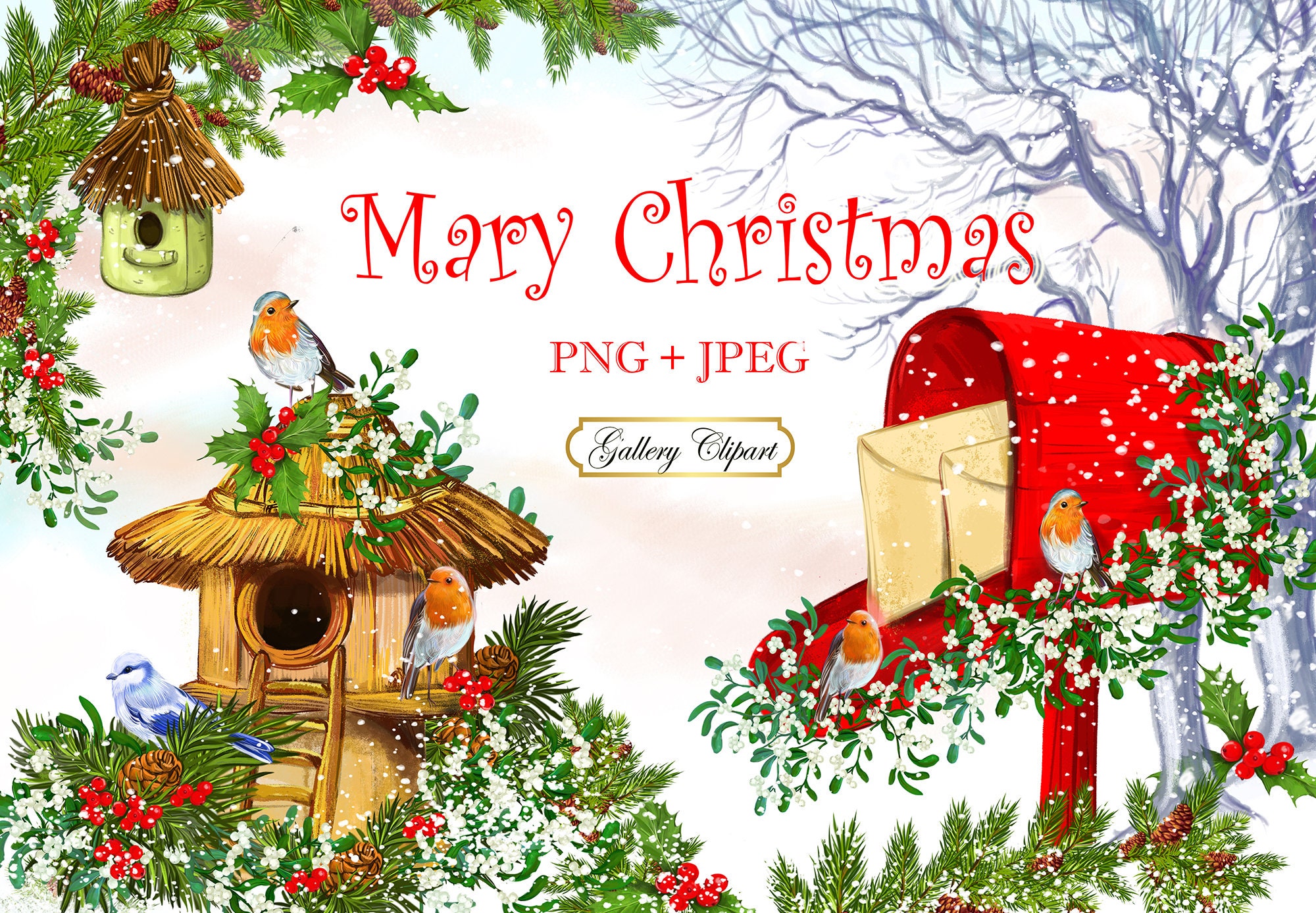 Mailbox Clipart For Christmas