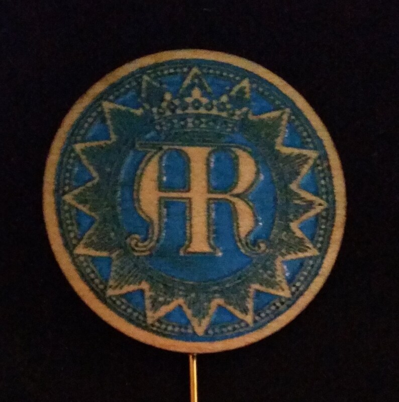 The Blessed Virgin Mary Monogram Stick-pin 1.5dia - Etsy