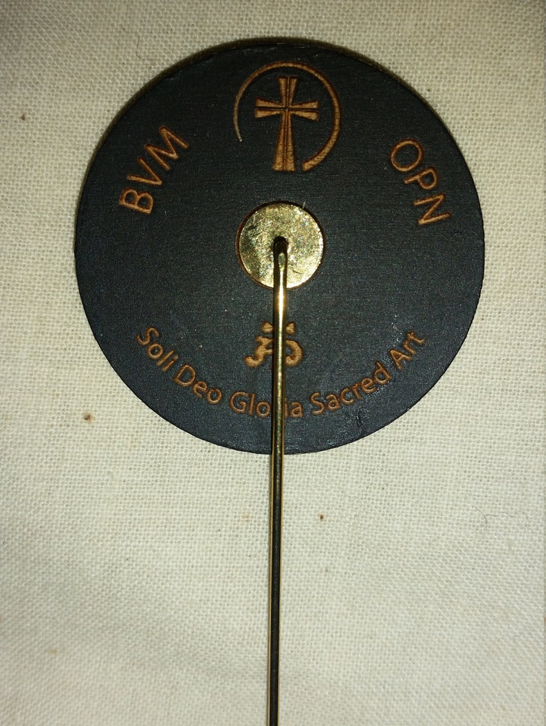 The Blessed Virgin Mary Monogram Stick-pin 1.5dia - Etsy