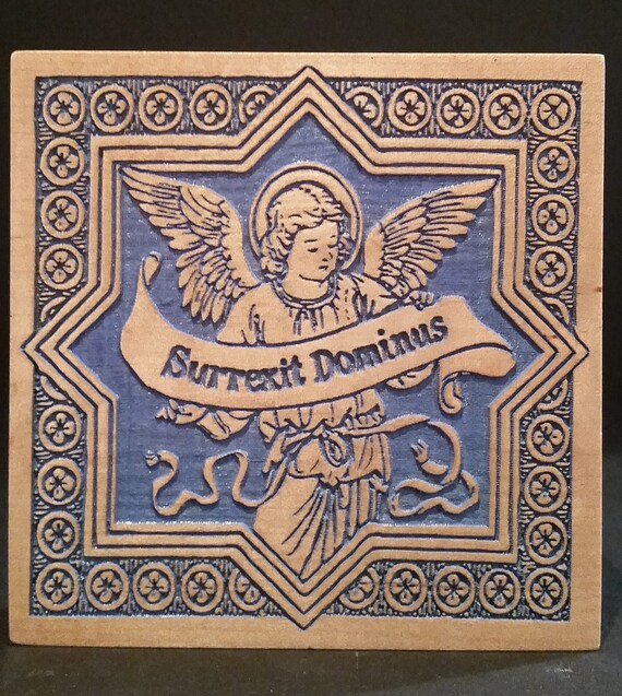 Angel Wood Blocks L 4 X W 4 X D 3/4 - Etsy